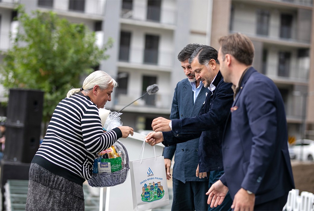 The families living in the dilapidated buildings were given apartments ...