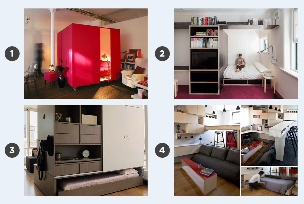 The Most Original Interiors of Small Apartments